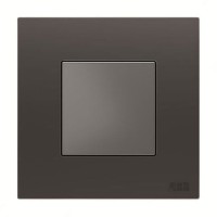 ABB Millenium 1 Gang Wall Plate - AM50444-SB