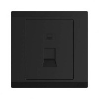 ABB Data Socket Outlet, BL333-885, 1 Gang, RJ45, Cat 6, Starry Black