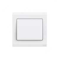 ABB Push Switch, BL430, 10A, White, Inora, 1 Gang, 1 Way