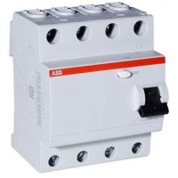 ABB Residual Current Circuit Breaker, 4P, 30mA, 100A - F204AC-100-0-03 ...