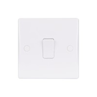 Schneider Ultimate Switch Slimline screw terminals white GU1011