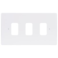 Schneider Ultimate plate Grid system white GUG03G