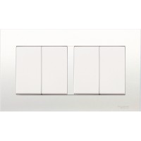 Schneider Vivace 1 way Switch 4 Gang KB34/1 in UAE