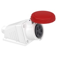 Schneider PratiKa socket - screw - angled - 16A - 3P + N + E - 380 ...