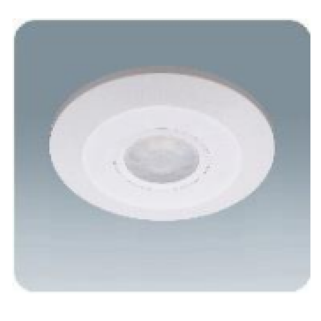 Surface Mounted Slim PIR Sensor, 360º Detection, 8M Range, White