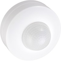 Surface Mounted PIR Sensor, 360º Detection, 12M Range, IP44, White