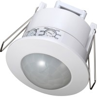 Recess Mounted PIR Sensor, 360º Detection, 6M Range, White