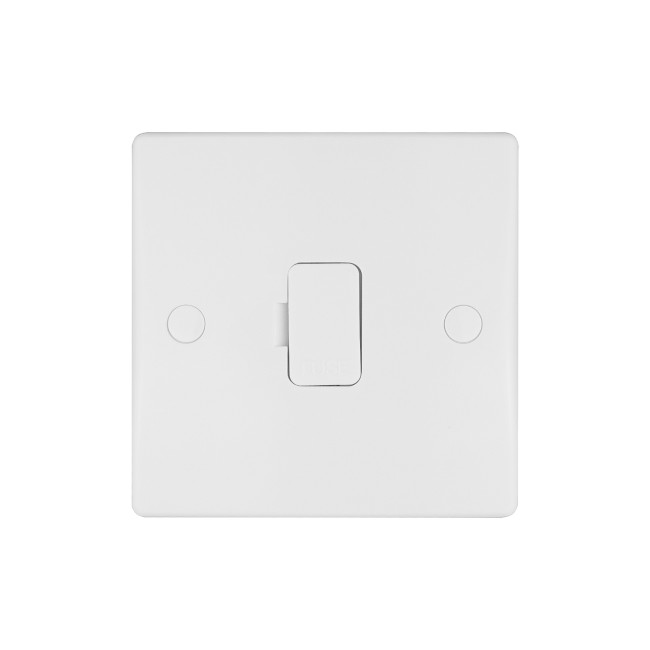 Schneider Ultimate Slimline - unswitched fused connection - white - GU5000 Schneider Ultimate Slimline - unswitched fused connection - white - GU5000